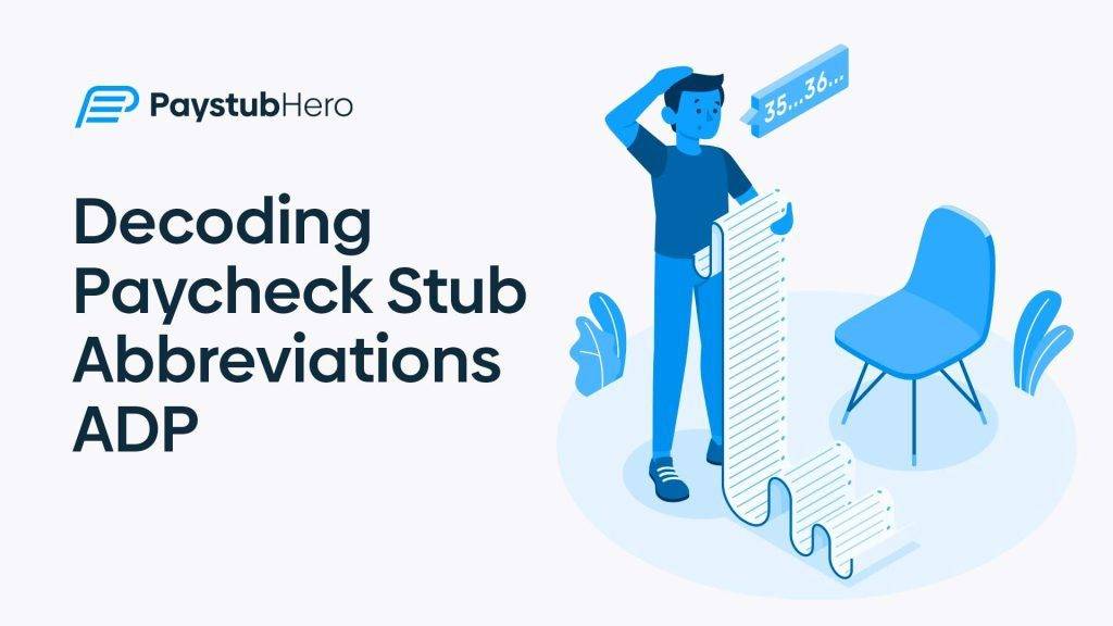 Decoding Paycheck Stub Abbreviations: ADP Terminology Guide - Paystub Hero