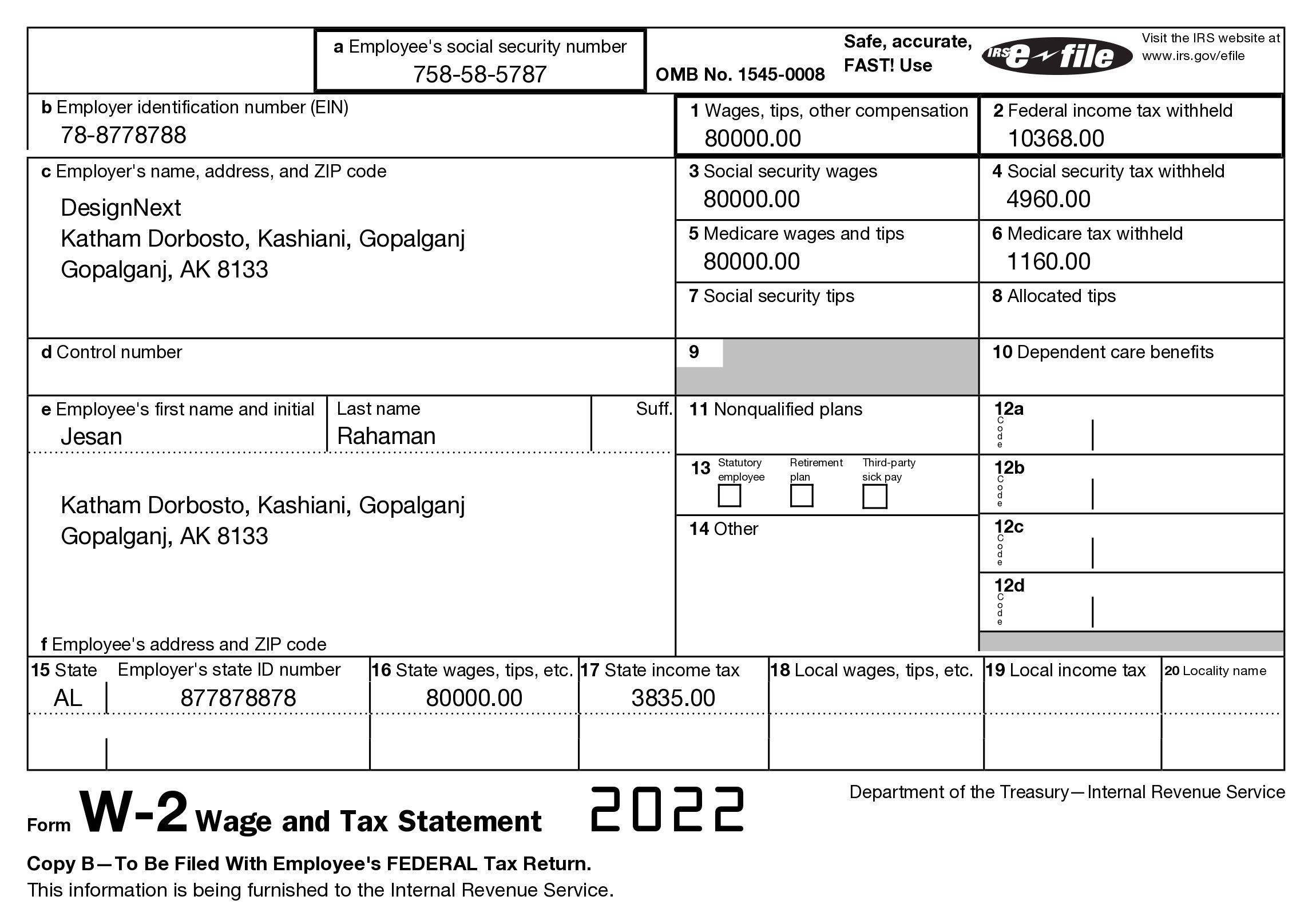 W2 Form Template | Quick & Accurate Tax Filing | PaystubHero W2 Form Template | Quick & Accurate Tax Filing | PaystubHero