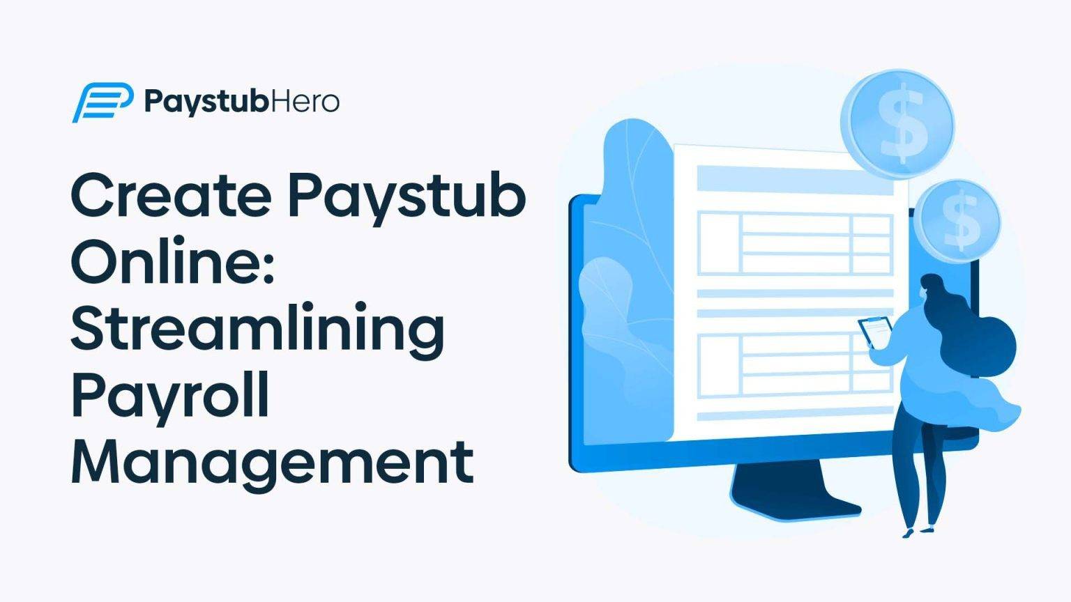 Create Paystub Online: Streamlining Payroll Management - Paystub Hero
