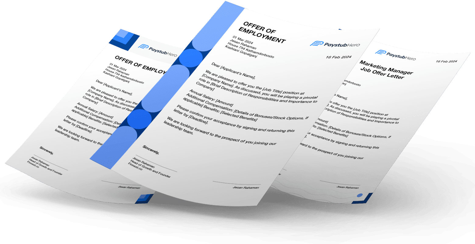 Generate Your Proof of Employment Documents Easily