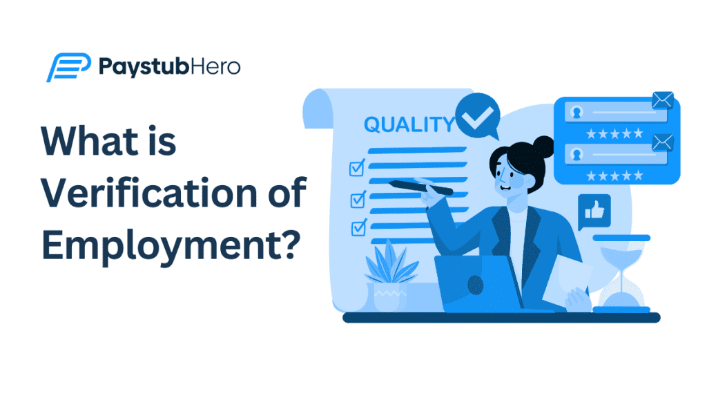 What is Verification of Employment? - Paystub Hero