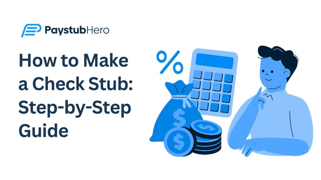 How to Make a Check Stub: Step-by-Step Guide - Paystub Hero