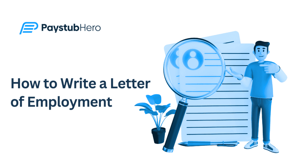 How To Write a Letter of Employment - Paystub Hero
