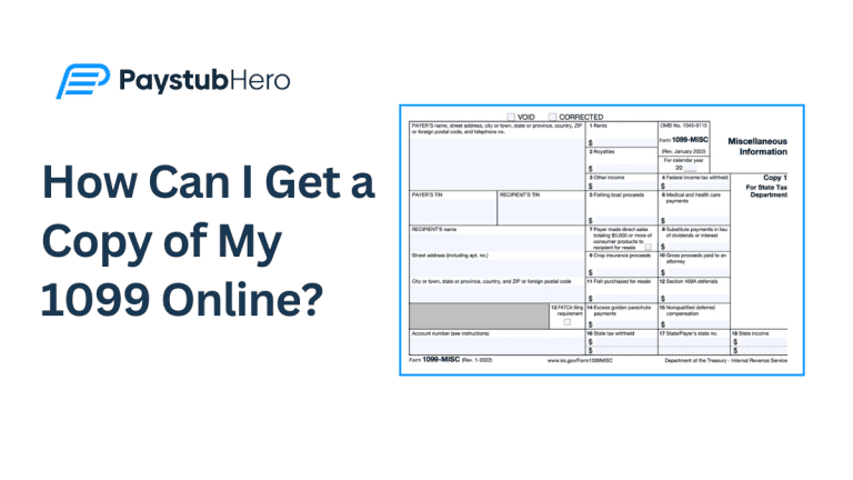 How Can I Get a Copy of My 1099 Online - Paystub Hero
