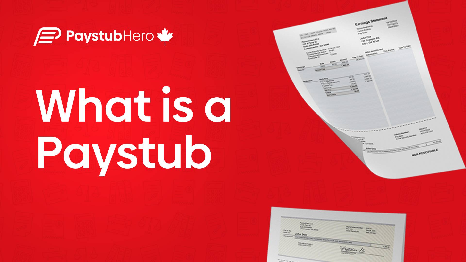 Canadian Paystub Generator | Create Pay Stubs Online - $8.50